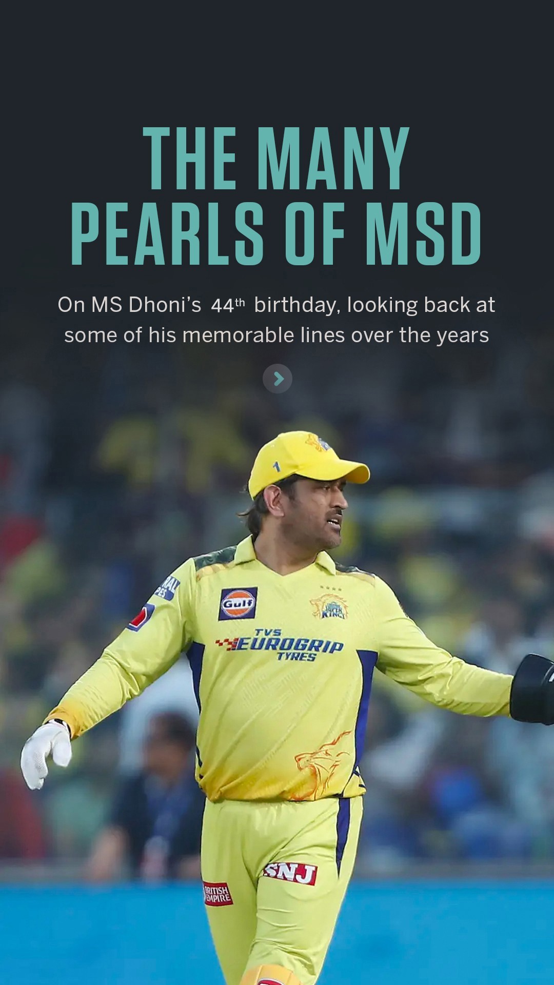 A look at memorable MS Dhoni statements over the years