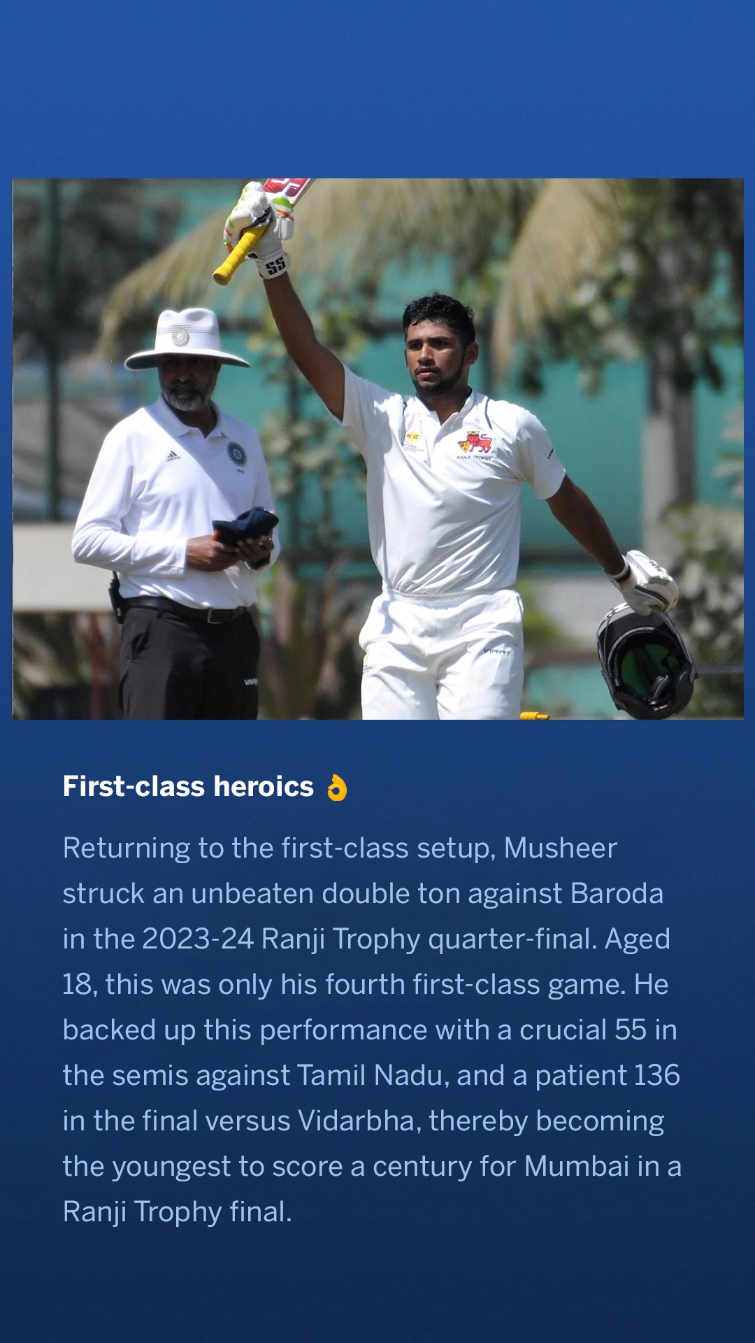 Who is Musheer Khan, India's rising star?