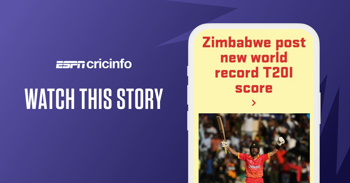 Zimbabwe's 344 for 4 breaks the record for highest T20 total