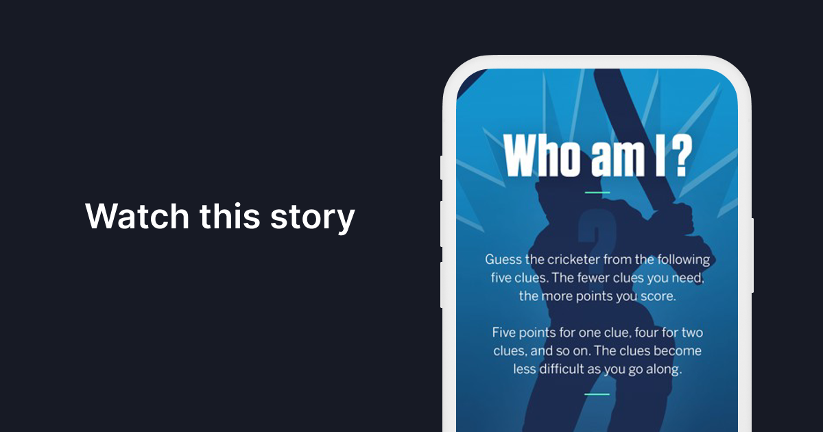 Game: Guess the cricketer